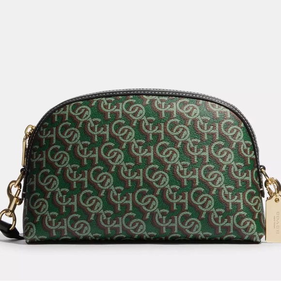 Coach | Bags | Nwt Coach Madi Crossbody With Coach Monogram Green ...